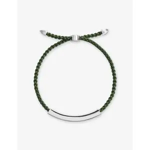 Monica Vinader Mv Linear™ Bold 925 Sterling Cord Friendship Bracelet - Silver