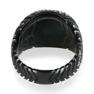 David Yurman Diamond Chevron Signet Ring