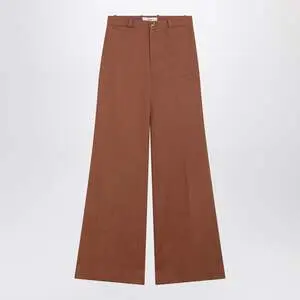 Chloé Flared Cotton Trousers