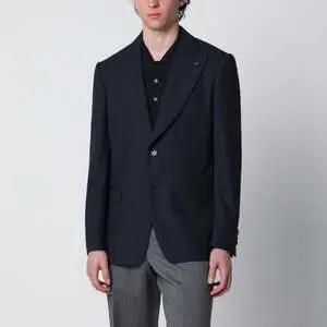 LARDINI Single-breasted Wool Jacket For - Blue