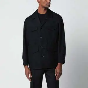 LARDINI Viscose And Silk-blend Jacket