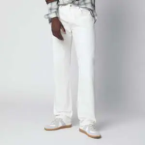 JEANERICA Casual Straight-leg Jeans - White