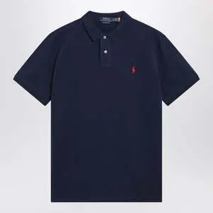 Polo Ralph Lauren Custom Slim-fit Cotton Polo Shirt - Blue