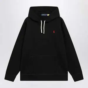 Polo Ralph Lauren Cotton Pullover Hoodie - Black