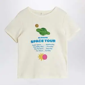 MINI RODINI Mini-inspired Space Tour Graphic T-shirt - White