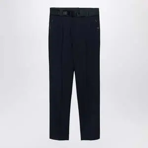 Prada Wool Trousers With Technical Details