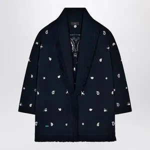 Alanui Echoes Bandana Wool Cardigan