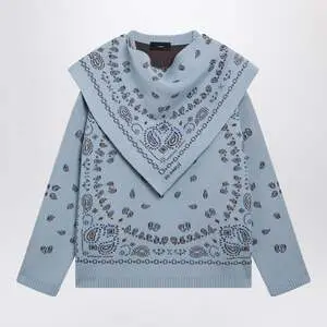 Alanui Bandana Jacquard Sweater