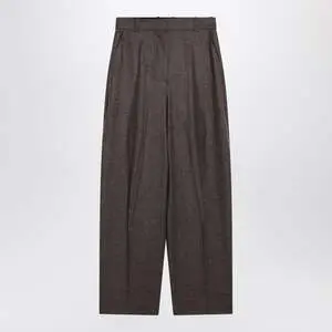 TOTEME High-waisted Flannel Trousers