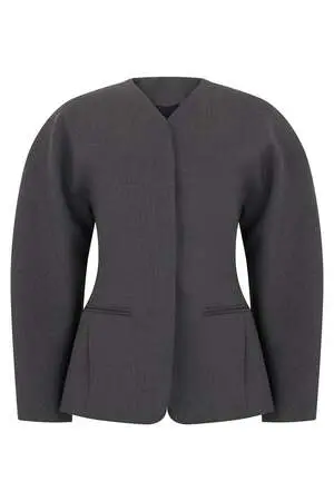 Jacquemus Oval One-button Blazer Dress Mini For