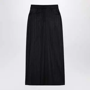 DEPARTMENT 5 Pinstripe Wool-blend Mini Skirt - Grey