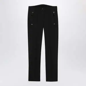 Moncler Stretch Technical Trousers - Black