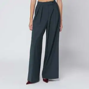 Dries Van Noten Straight Pants With Pleated Detail