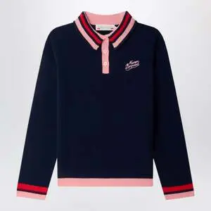 Bonpoint Malia Wool Sweater - Blue