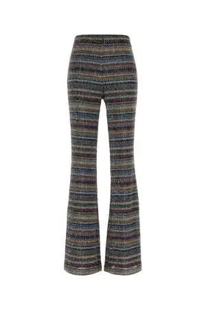 Missoni Embroidered Viscose-blend Pants - Printed