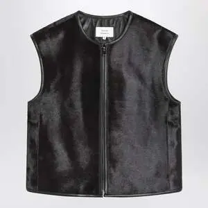 Loulou De Saison Pony-effect Leather Mini Vest