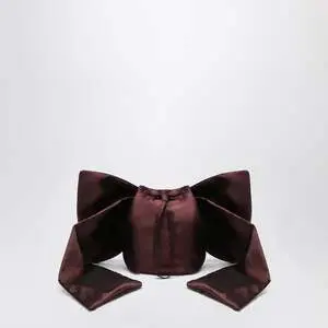 DOUUOD Mini Adda Bag With Bow Detail - Brown