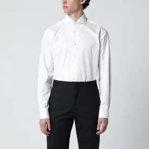 XACUS Travel Tailor Fit Dress Shirt For - White