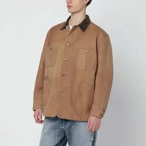 Needles Cotton Chore Jacket With Corduroy Collar