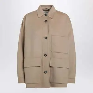 Max Mara Camel Wool Shirt Jacket