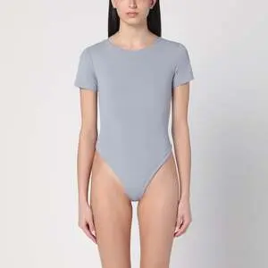 ENTIRE STUDIO Nylon-blend Mini Bodysuit - Grey