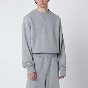 ENTIRE STUDIOS Cotton Crewneck Sweatshirt - Grey