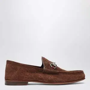 Gucci Horsebit 1953 Suede Loafer - Brown