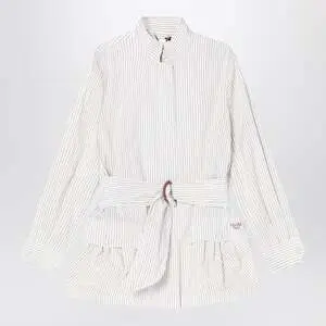 Fendi Striped Cotton-silk Blouson For