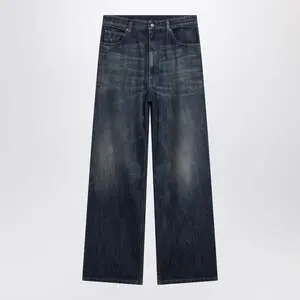 MAISON MARGIELA Wide Wash Denim Jeans - Blue