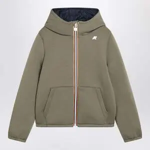 K-WAY Reversible Army Jacket With Mini Utility Appeal - Multicolor