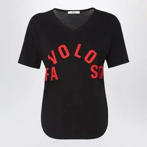 Fendi Feminine Cotton Jersey T-shirt - Black