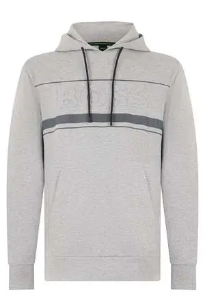BOSS Logo-detail Pullover Hoodie
