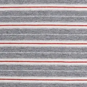 COOR Stripe Long-sleeve Polo Shirt - Grey