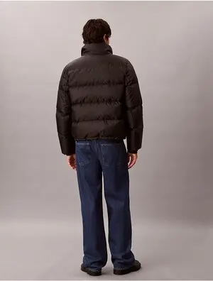 Calvin Klein Nylon Emblem Logo Down Puffer Jacket