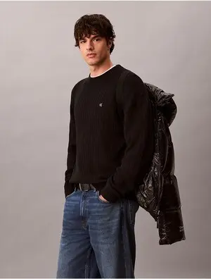Calvin Klein Glossy Detachable Hood Down Puffer Jacket
