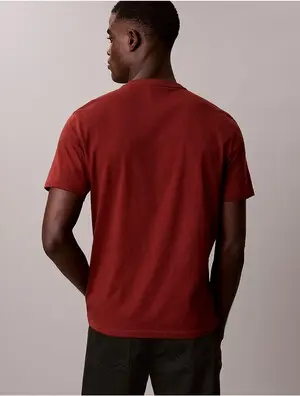 Calvin Klein Nyc Logo Graphic Tee - Fired Brick