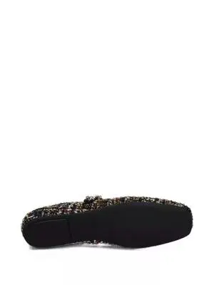 Jeffrey Campbell Amarissa Embellished Tweed Ballet Flats