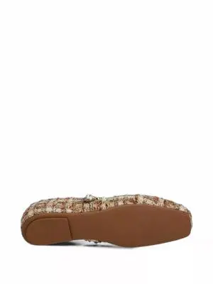 Jeffrey Campbell Amarissa Embellished Tweed Ballet Flats