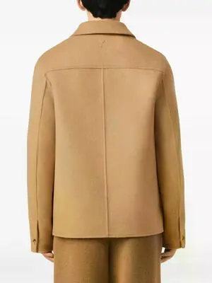 AMI Paris Button-down Wool And Cashmere Jacket