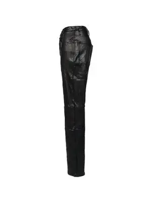 ALEXANDER DIGENOVA Five-pocket Leather Trousers