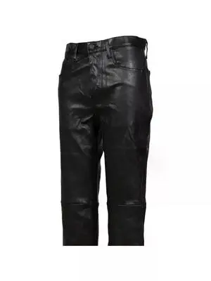 ALEXANDER DIGENOVA Five-pocket Leather Trousers