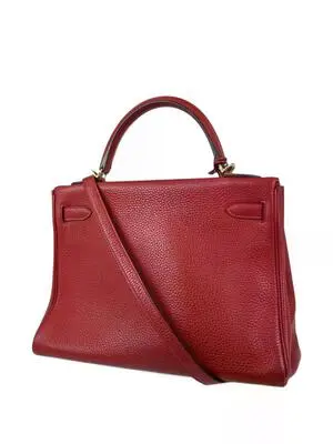 Hermès 2016 32 Kelly Retourne Tote Bag - Red