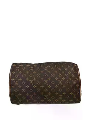 LOUIS VUITTON 2010-2020s Speedy Bandoulière Monogram Tote Bag - Brown