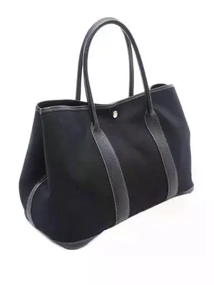 Hermès 2015 Toile And Negonda Garden Party 36 Tote Bag - Black