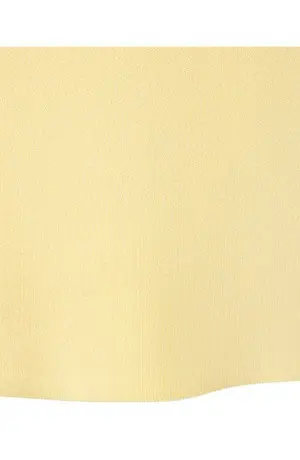 Mango Short Sleeve Mock Neck Sweater - Vanilla