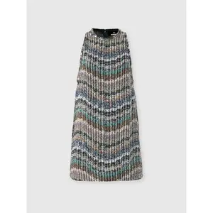Missoni Chevron Knit Mini Dress With Sequins - Multicoloured
