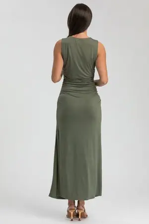 PIETRO BRUNELLI Blossom Bodycon Maternity Dress In Soft Jersey - Grape Leaf