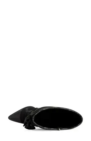 AZALEA WANG Zayd Lace-up Tall Boot