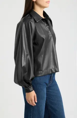FRNCH Seorak Faux Leather Jacket