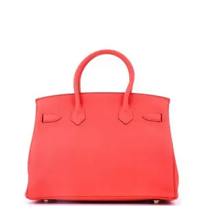 Hermès Birkin Handbag Togo With Gold Hardware 30
